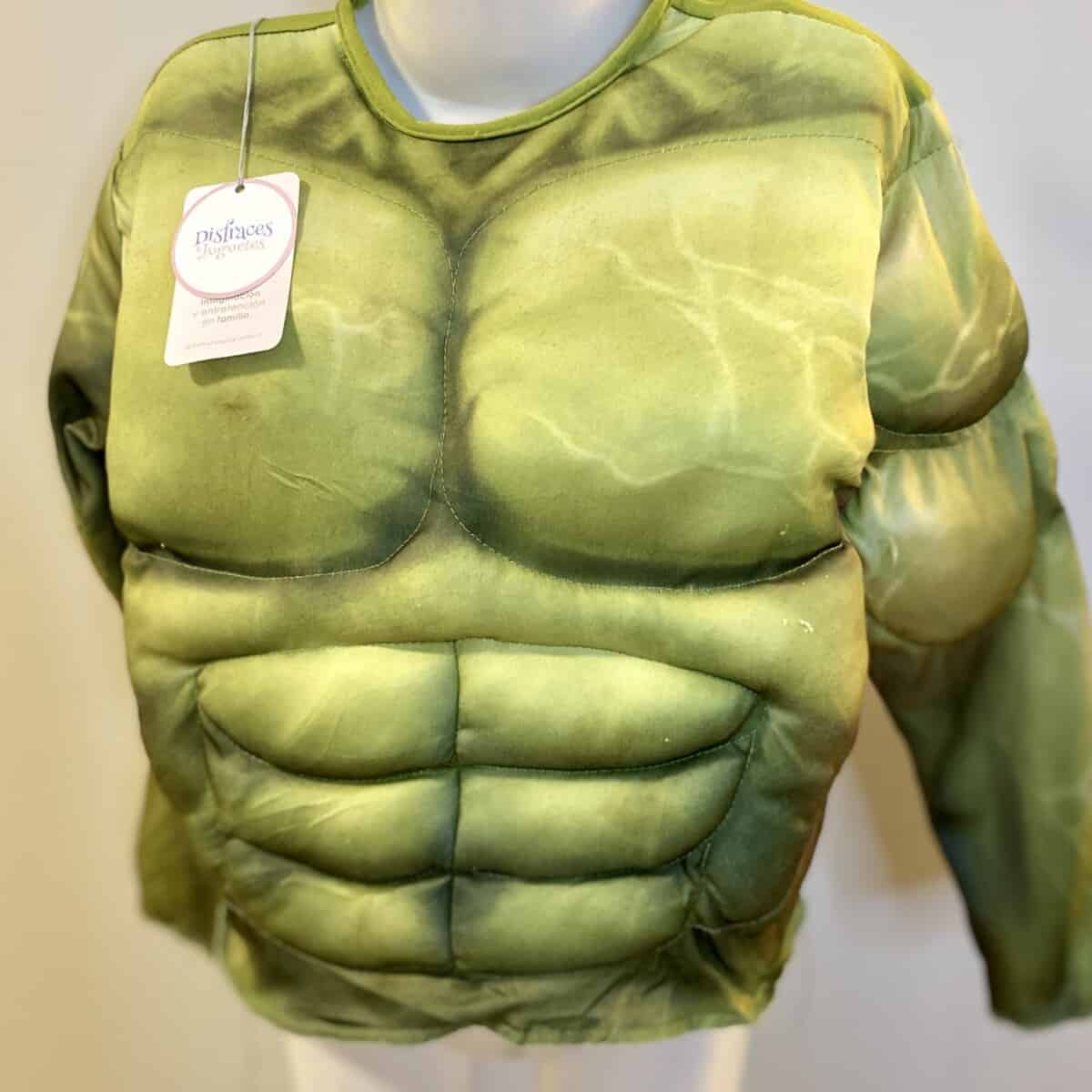 Hulk original torso infantil • Talla: 8-10 • Disfraces y Juguetes